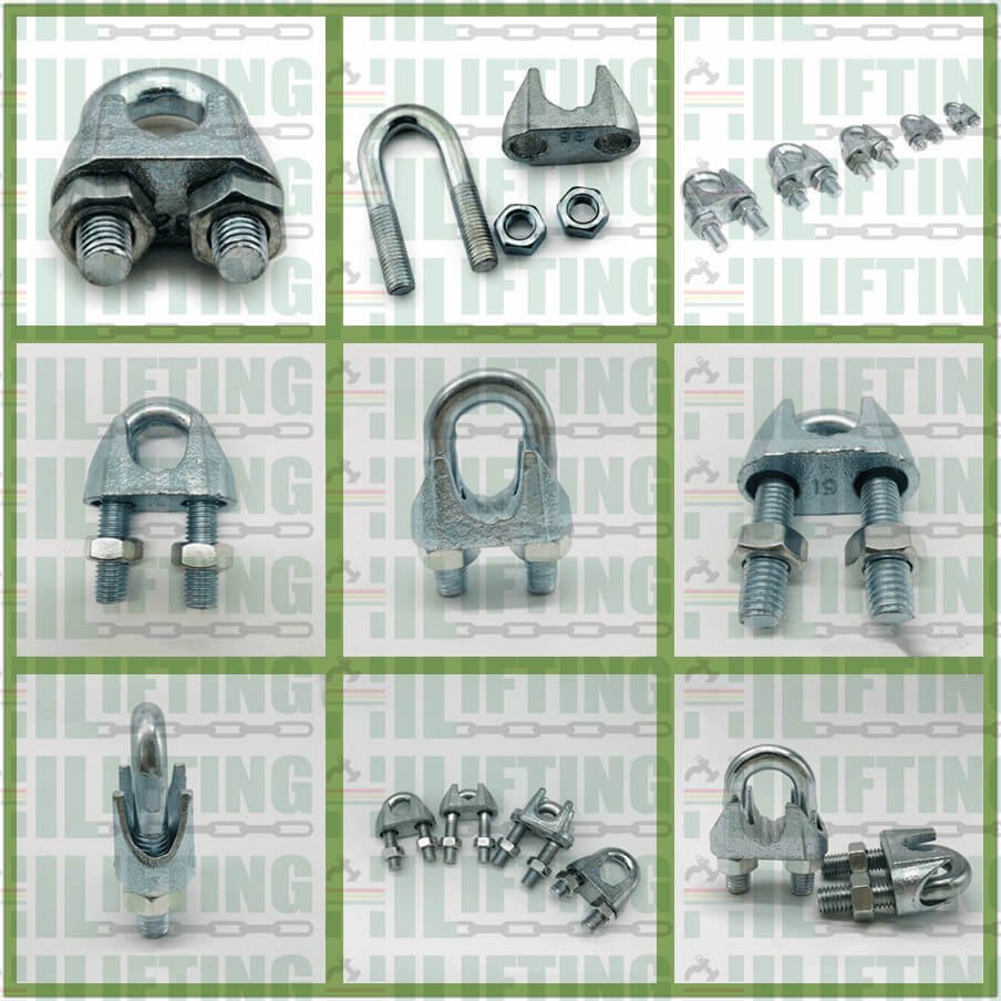 Galvanized DIN741 Malleable Wire Rope Clips Supplier - Hilifting