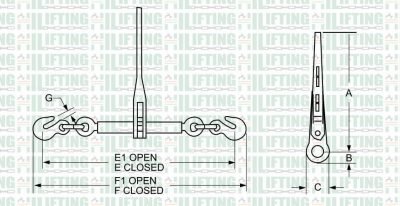Ratchet Chain Binders, China Ratchet Load Binder Manufacturers