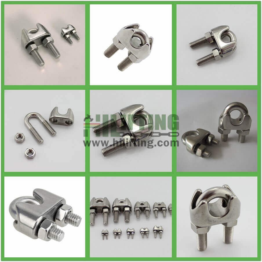 DIN741 Stainless Steel Wire Rope Clips Supplier - Hilifting