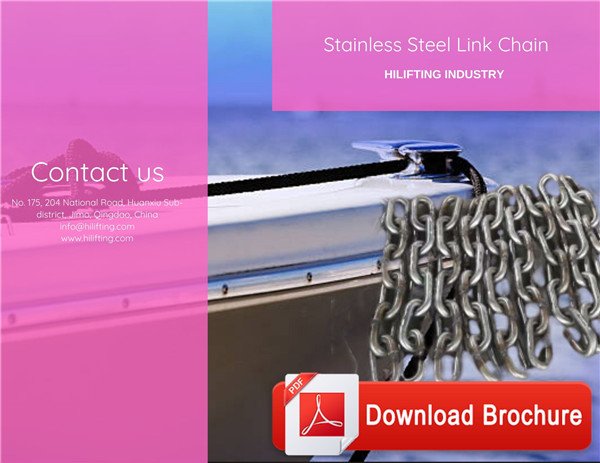 Stainless Link Chain Manufacturer, Marine Grade Chain Supplier